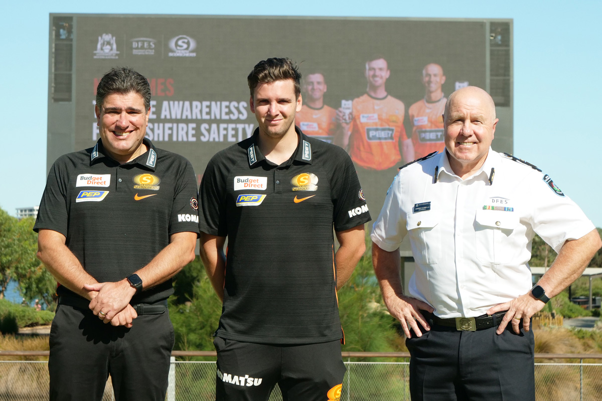SCORCHERS PARTNER WITH DFES TO BEAT THE HEAT THIS BUSHFIRE SEASON ...